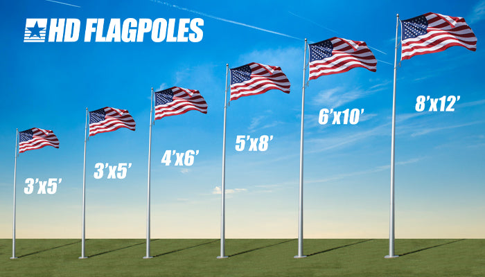 What Size Flag for a 30 Foot Flagpole? – HD Flagpoles