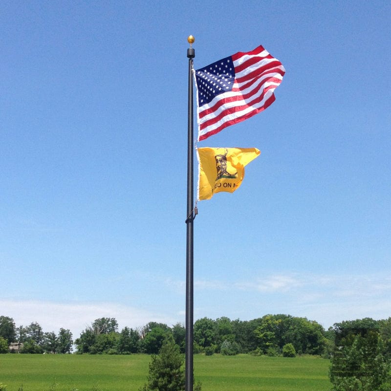 Deluxe Internal Halyard Multi-Flag Arrangement | Fly 2 Flags – HD Flagpoles